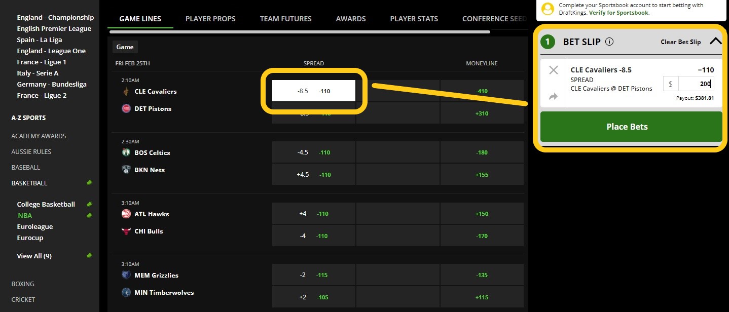 How To Bet On DraftKings 2023: Sports betting guide On DraftKings