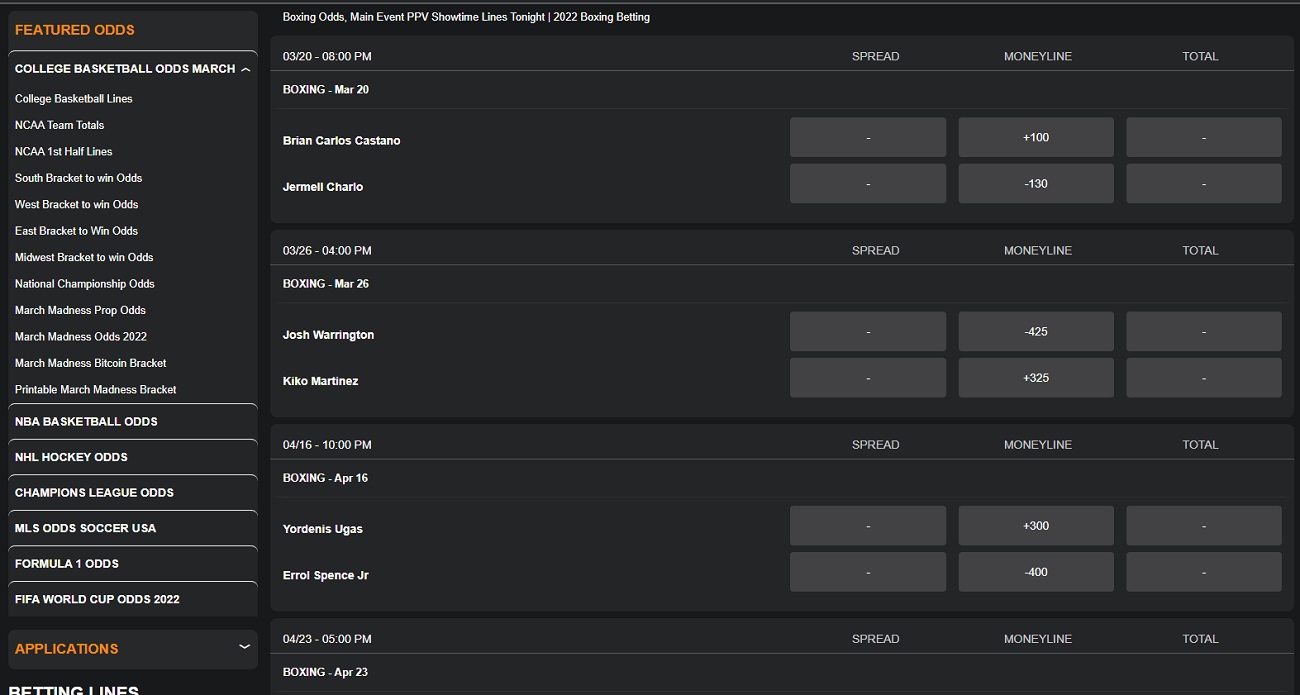 MyBookie Boxing 2023: Boxing Props Betting Odds, Bet Fighting Lines