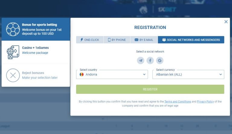 1xBet Registration: Step by Step Guide to Create Free Account
