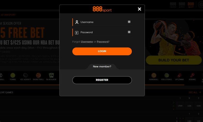 888 sport login — Guide on how to login your account - Superbetting